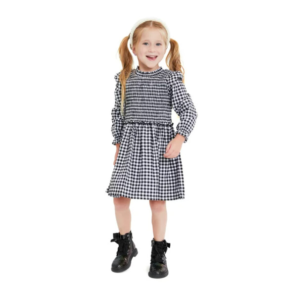 wonder nation | Dresses | Wonder Nation Baby Girl Plaid Holiday Dress ...